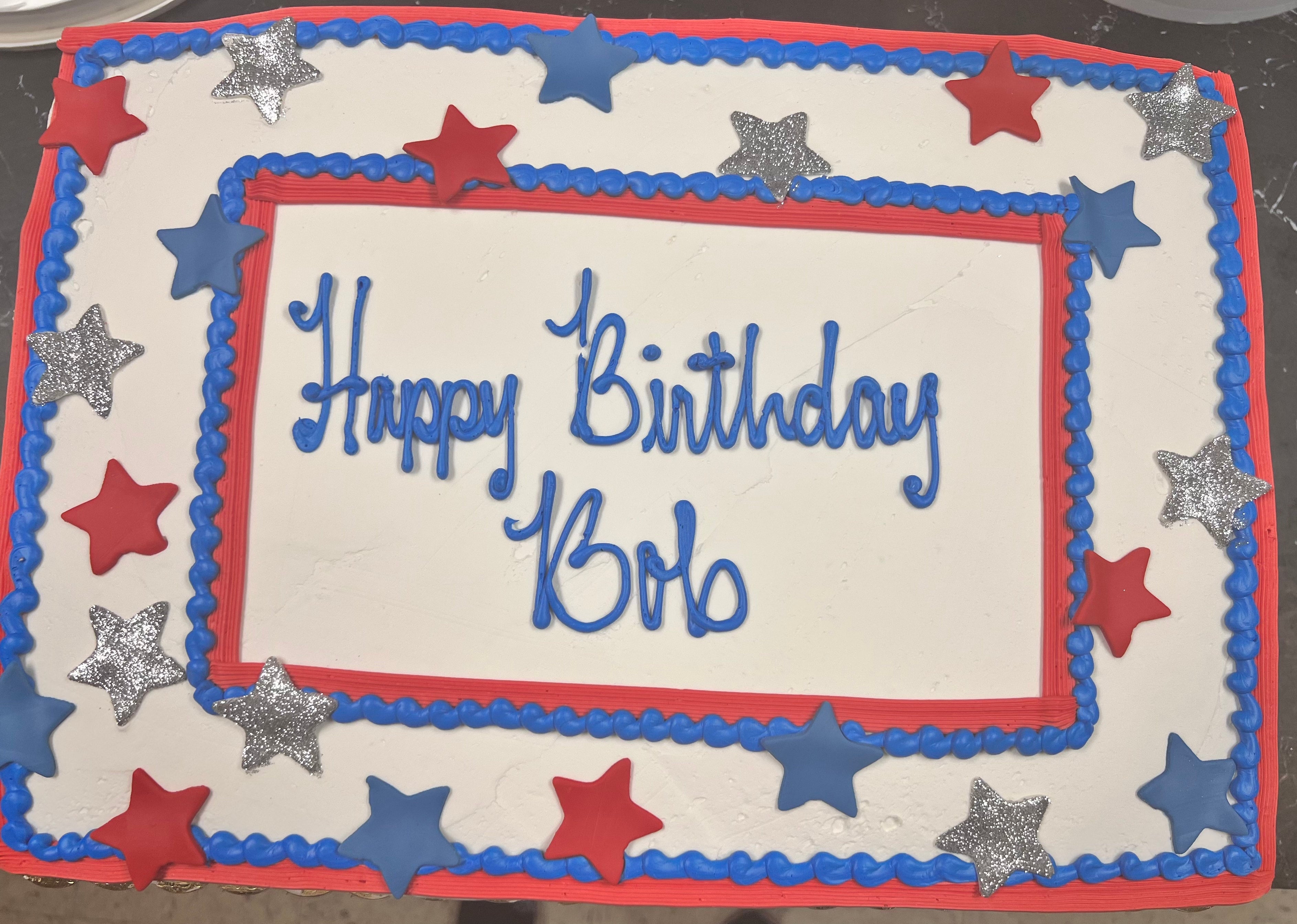 Patriotic sheet cake | Tamara's the Cake Guru