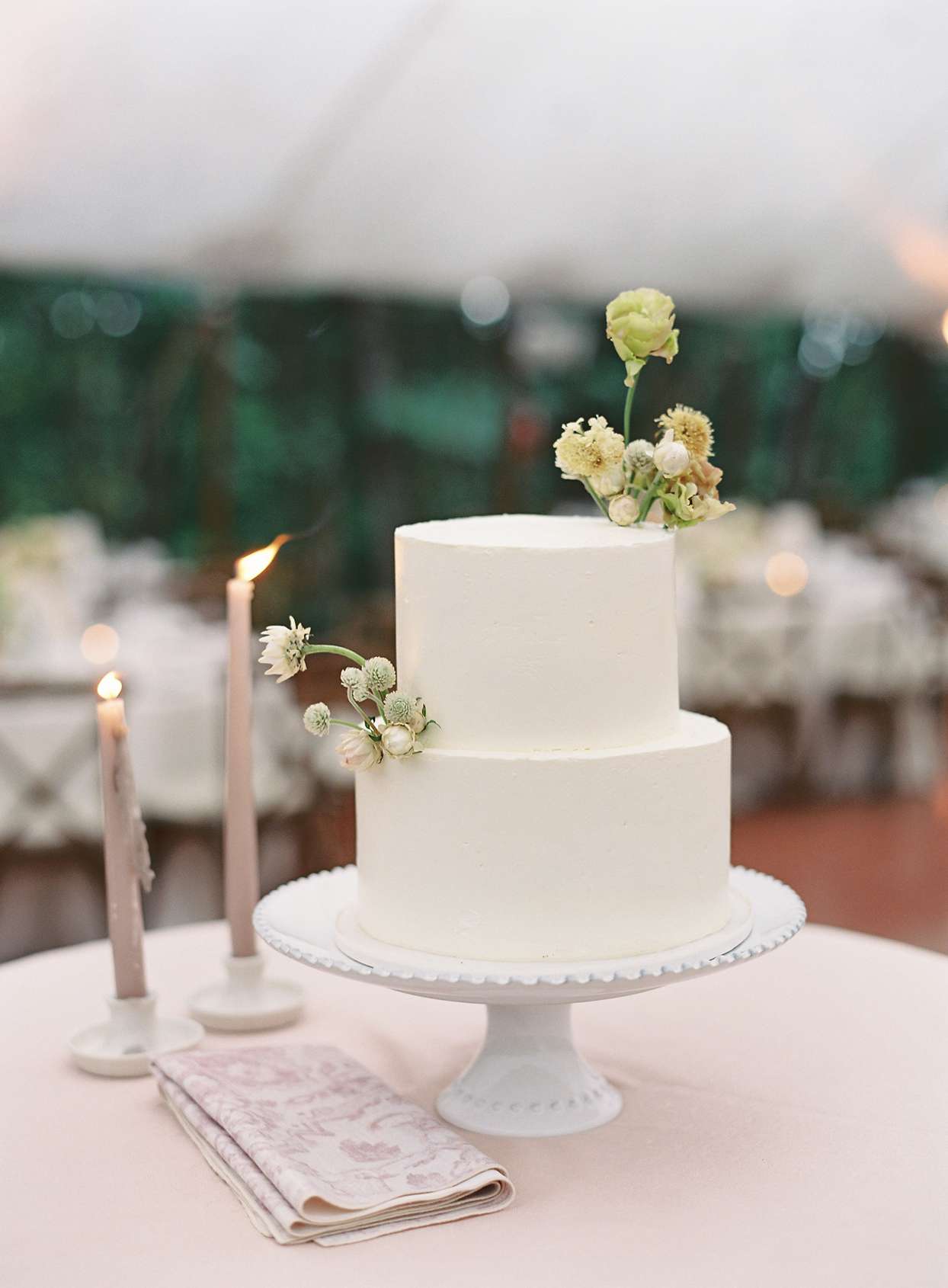 Two Tier plain iced | Tamara's the Cake Guru