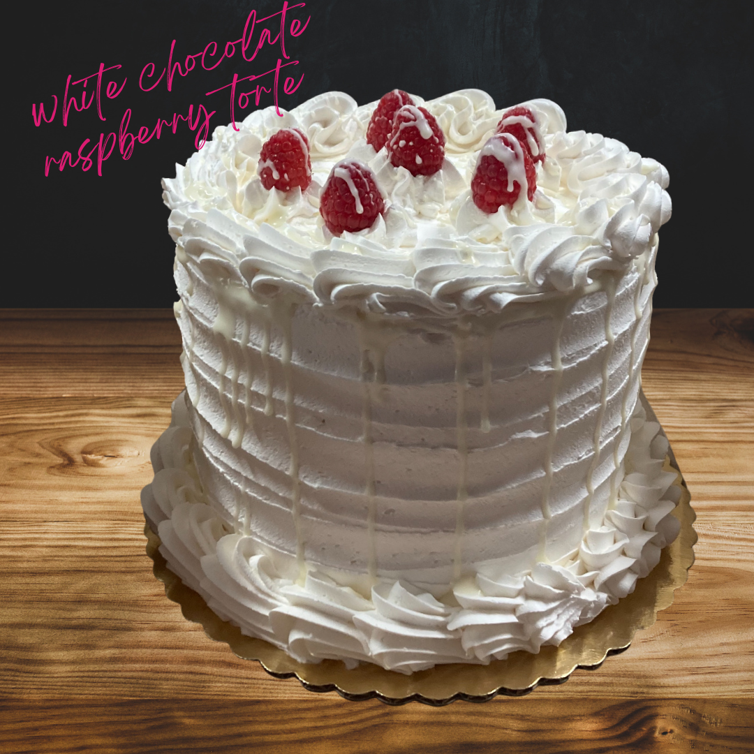 White chocolate raspberry torte | Tamara's the Cake Guru