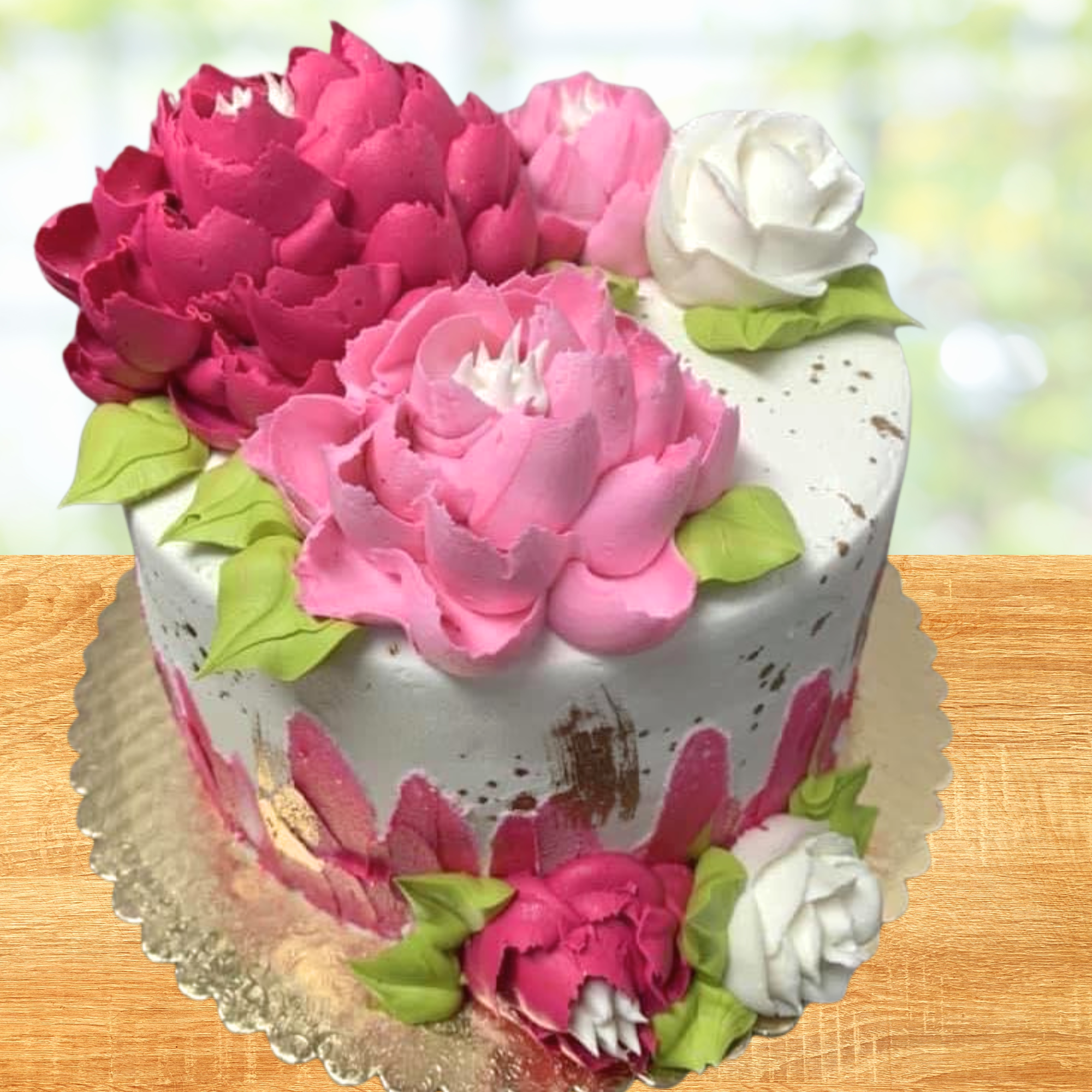 Blush and Bashful Pink Peonies Cake | Tamara's the Cake Guru
