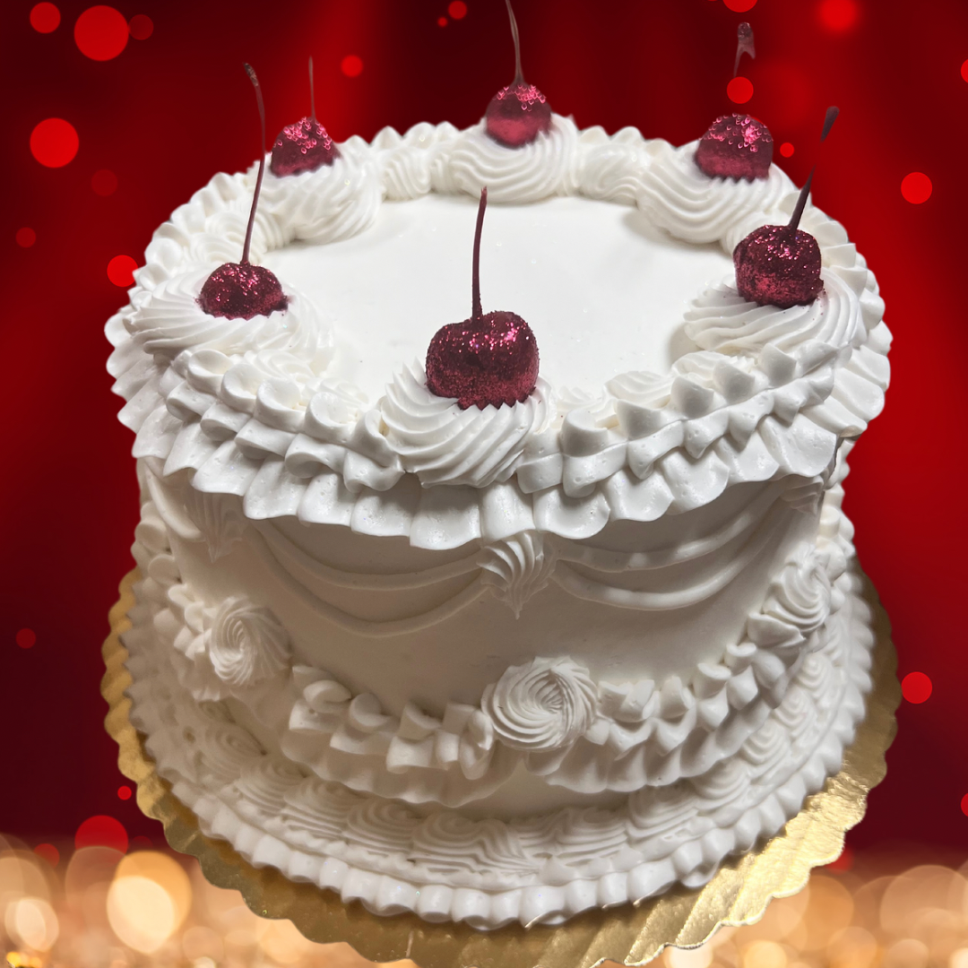 Vintage Piping white on white signature cake | Tamara's the Cake Guru