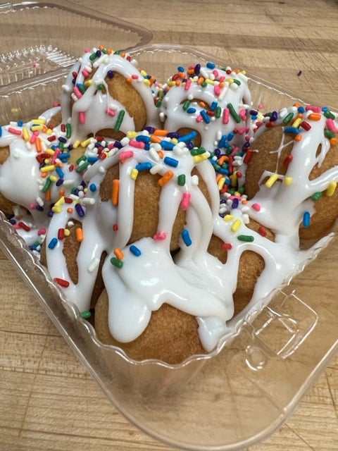 Frosting and Sprinkles Fully loaded donut holes - copy | Tamara's the ...