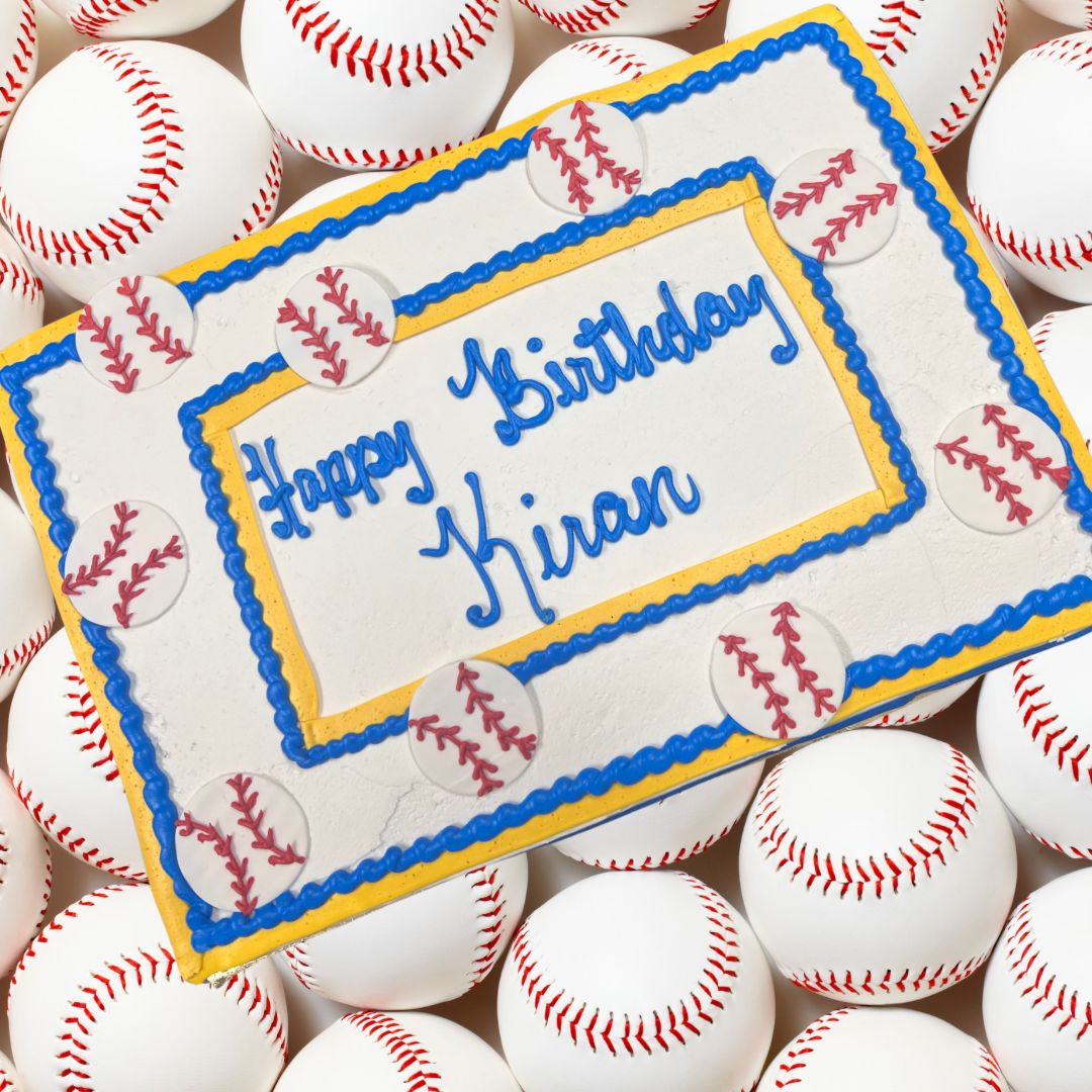Baseball sheet cake | Tamara's the Cake Guru