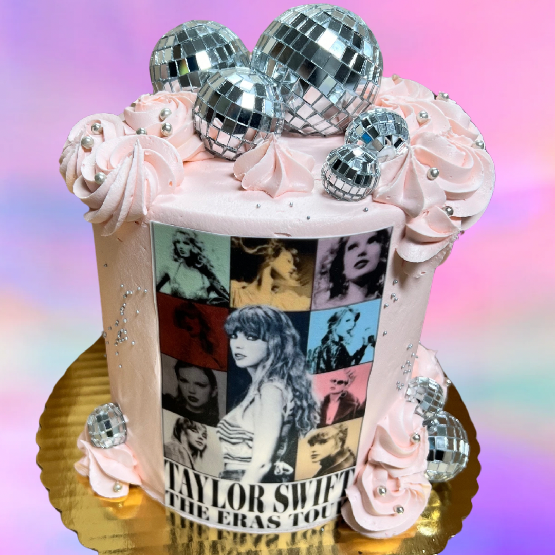 Taylor Swift edible image Eras cake | Tamara's the Cake Guru