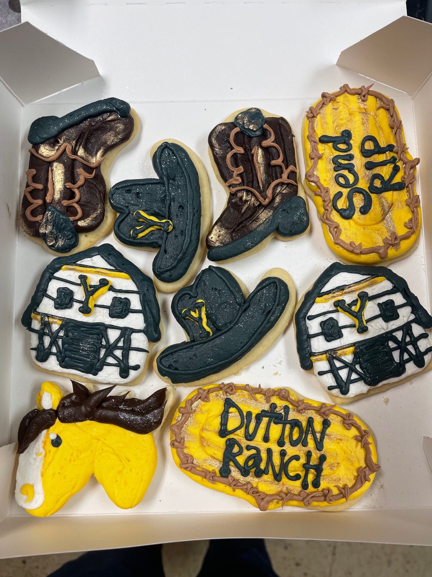 Yellowstone Buttercream Sugar Cookie set | Tamara's the Cake Guru